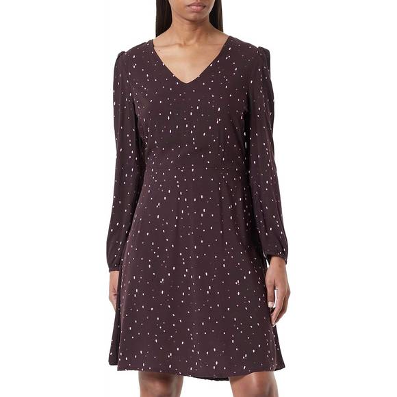 ICHI | Dresses | New Ichi Vera Dress In Coffee Bean Dot | Poshmark